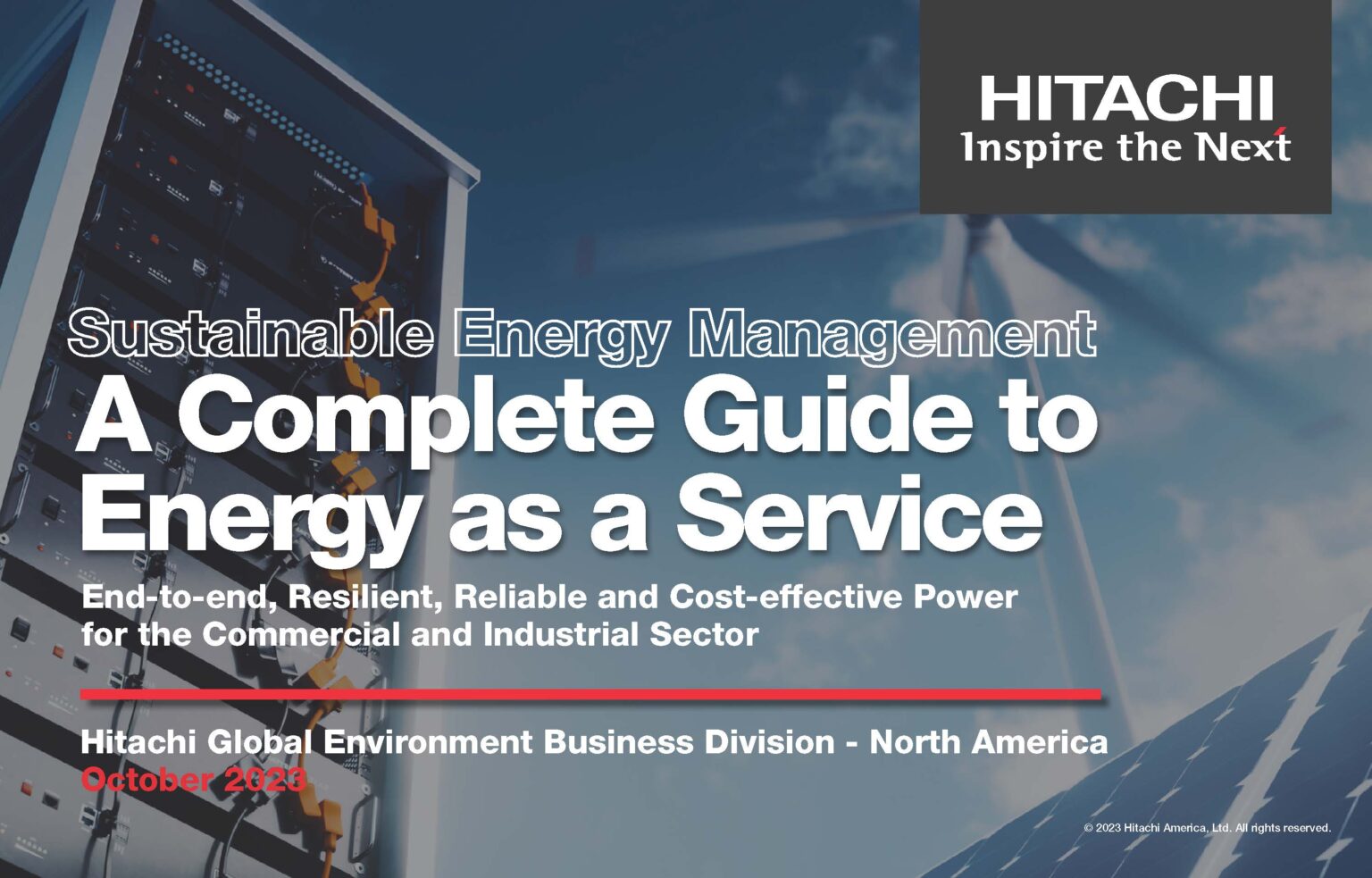 Download Energy as a Service e-Book | Hitachi Environment Business Division